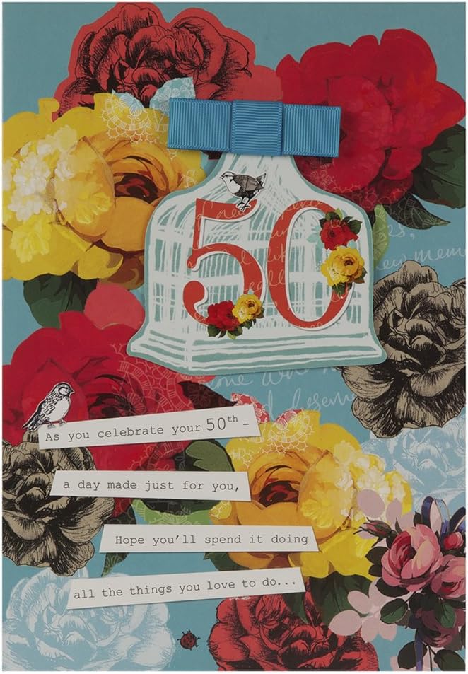 Amazon Hallmark 50th Birthday Card For Her Laughter Smiles And amazon-hallmark-50th-birthday-card-for-her-laughter-smiles-and