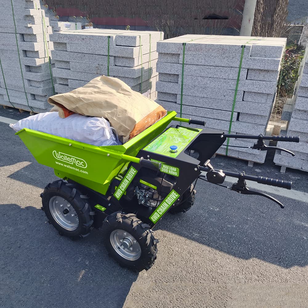 Mua Wallemac Compact All Terrain Track Wheelbarrow 550lbs Loading ...