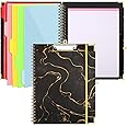 Clipboard Folio with Refillable Notepad, 5 Dividers with 10 Pockets ...