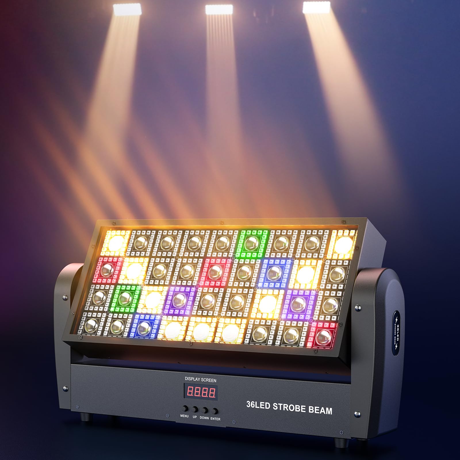 Wiwreenm 200W Moving Head Stage Light Bar Built-in 54 Lighting Effect ...