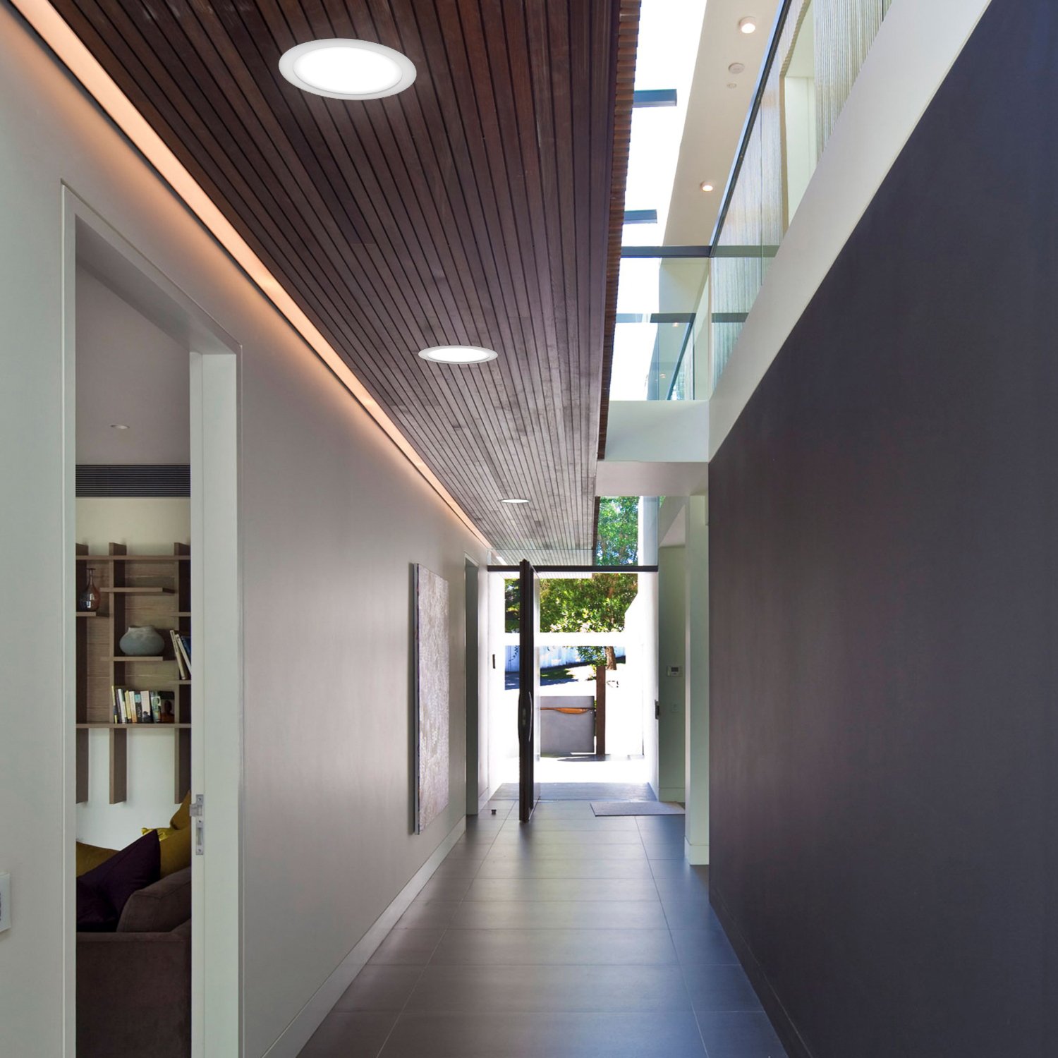 Product - LED Ceiling Panel Light 18W 6500K Cool White Lighting (LED ...