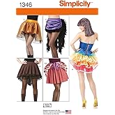 Amazon.com: Simplicity 1346 Women's Skirt Costume Sewing Patterns, Size ...