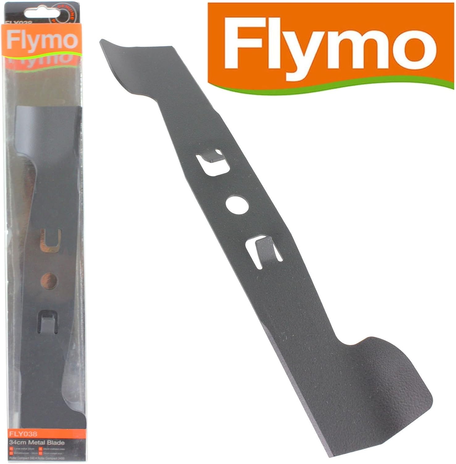 Genuine Flymo Roller Compact 340 3400 Lawnmower Blade Metal Cutter ...
