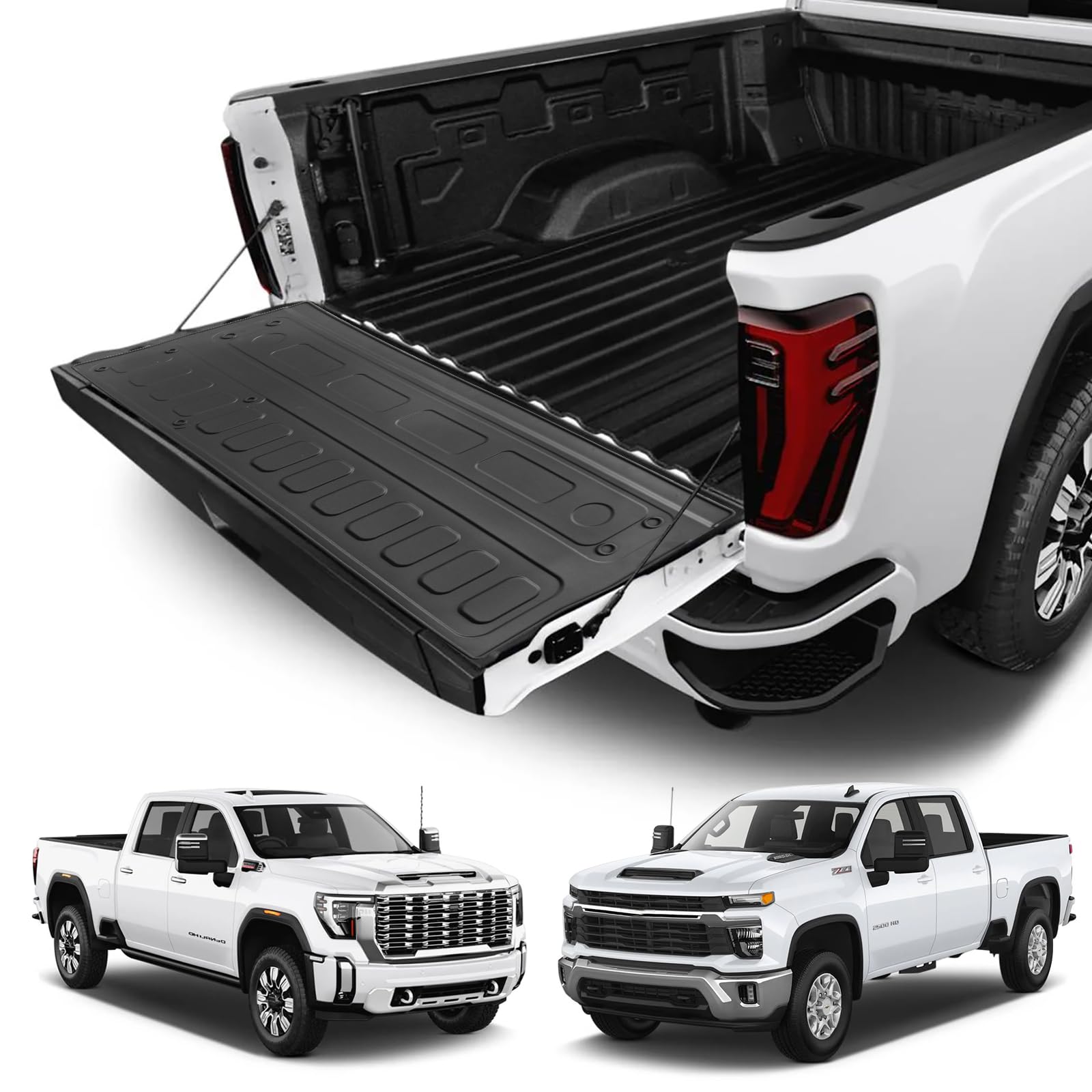 Custom for 2019-2024 2025 Chevy Silverado/GMC Sierra 2500HD/3500HD TPE ...