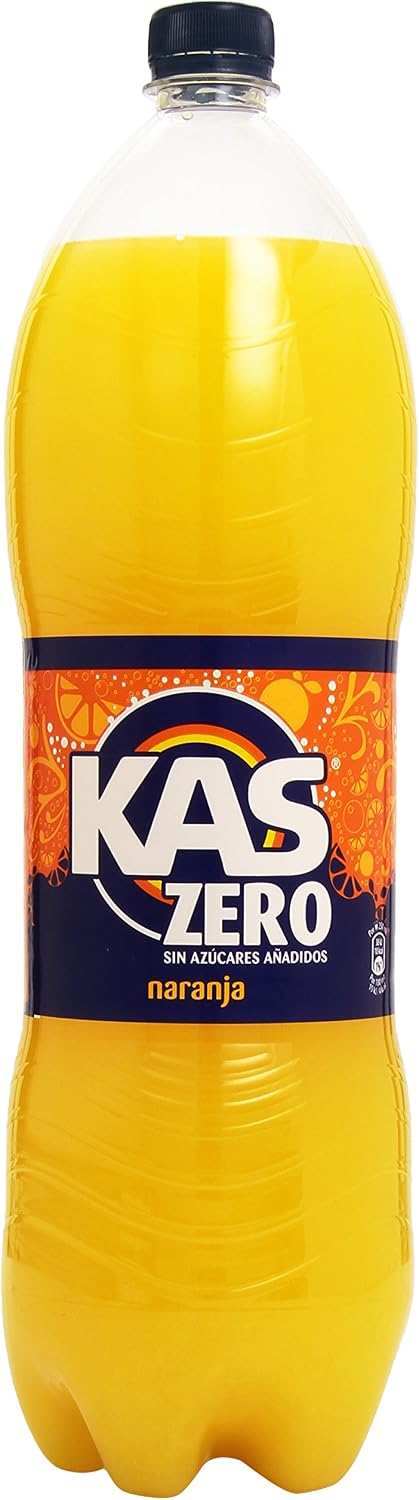 Kas Zero Azúcar Naranja, Refresco Cítrico - 2000 ml: Amazon.es ...