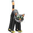Amazon.com: 20 Foot Animated Halloween Inflatable Black Cat : Patio ...