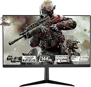 Amazon.com: Fiodio 22” 144Hz 1920 x 1080p Full HD Flat Computer Monitor ...