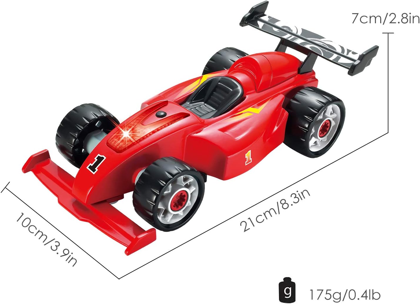 Pup Go F1 Take Apart Racing Car 2 in 1 Construction Building Toys ...