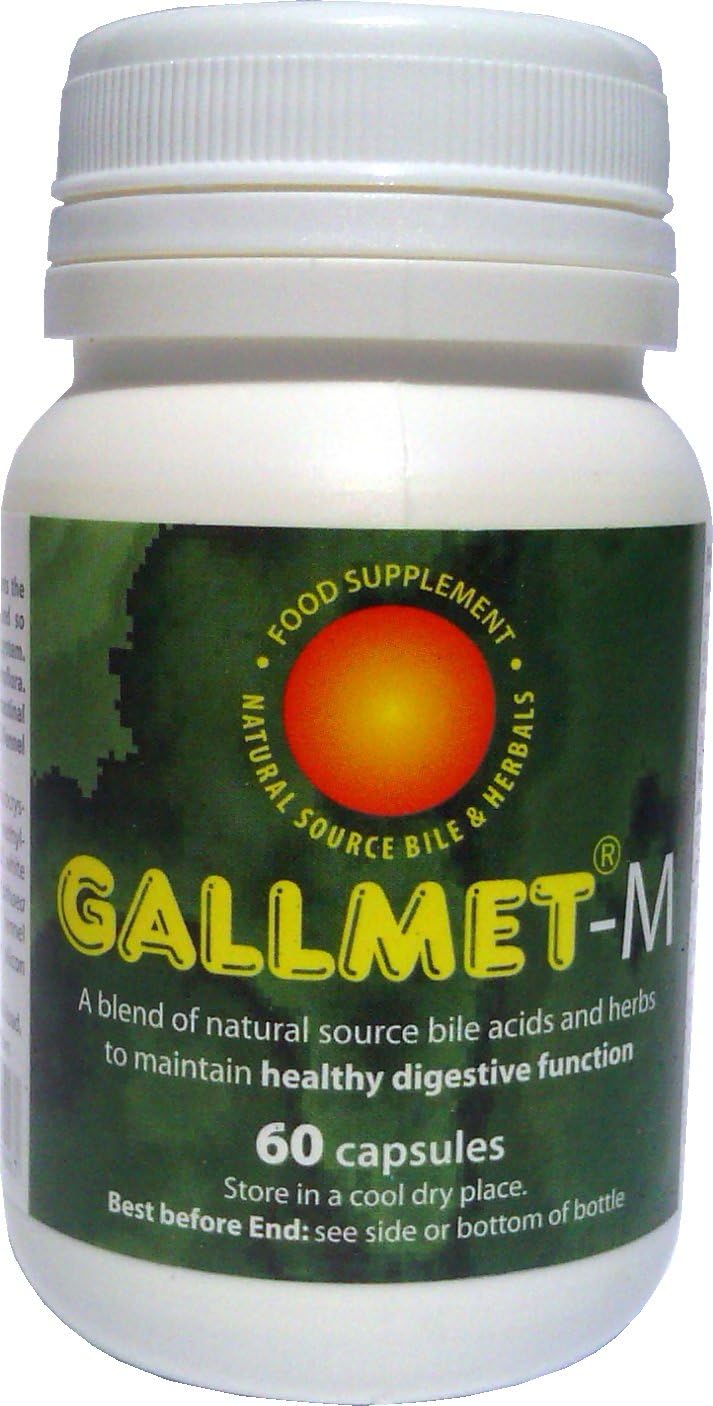 GALLMET-M/60 Bile acids (100 mg/Capsule) and Herbs Capsules to Maintain ...
