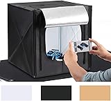 Portable Photo Home Studio inc. 4 colour Background: Amazon.co.uk ...