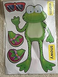 Amazon.com : Carson Dellosa Weather Frog Bulletin Board Set (110079 ...