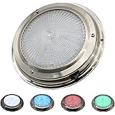 Amazon.com: Vcanuplms Marine Boat Dome Lights, 7 Inch RGBW LED Cabin ...