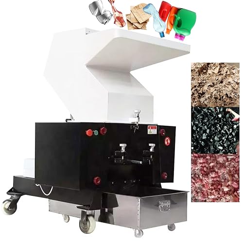 INTSUPERMAI 7.5KW Electric Chipper Plastic Shredder Granulator Heavy ...