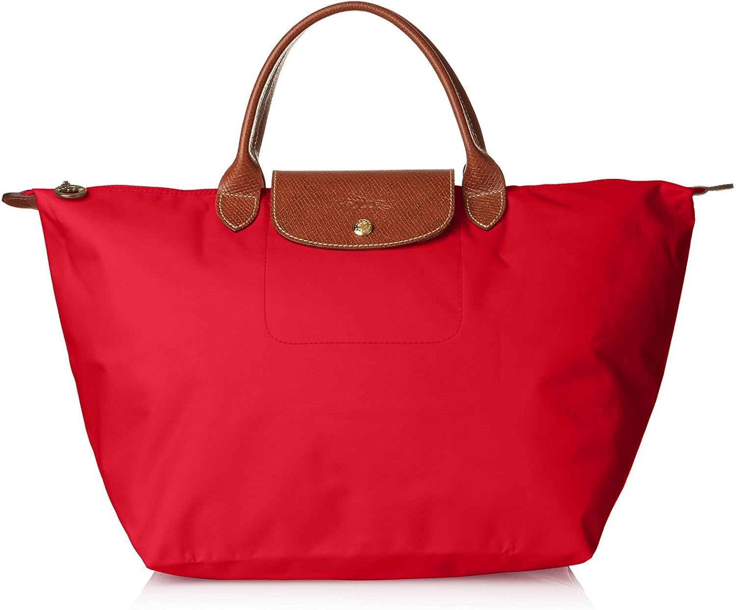 Longchamp Damen Le Pliage Medium Henkeltasche Rot (Red): Longchamps ...
