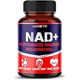 Amazon.com: Satoomi NAD+ Supplement with Liposomal Nicotinamide Riboside 900 mg NR, Resveratrol ...