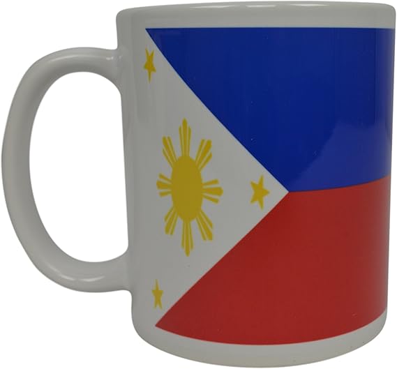 Amazon.com: Filipino Flag Coffee Mug Novelty Cup Great Gift Idea For ...