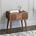 Amazon.com: HOMPUS End Table with Drawer, Modern Nightstand with ...