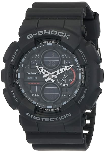 Buy Casio G-Shock Analog-Digital Black Dial Men's Watch GA-140-1A1DR ...
