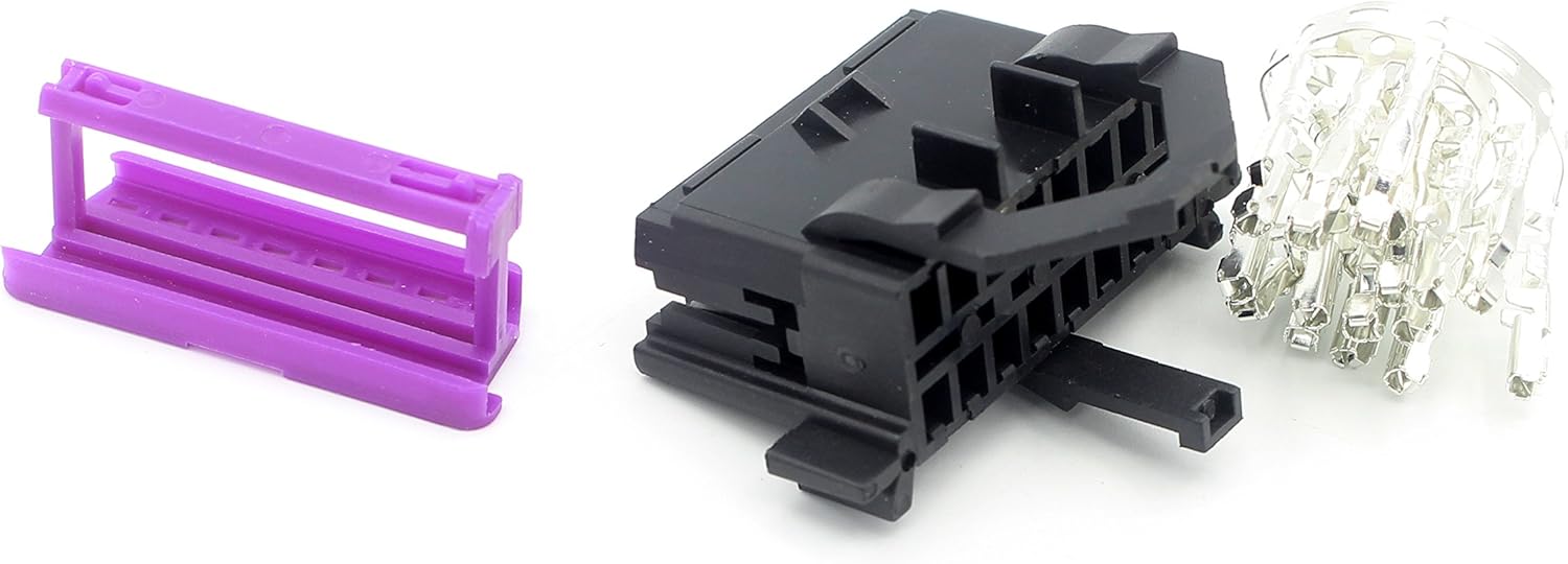 LoongGate OBD II Female J1962 Replacement Connector with 16 Female Wire ...
