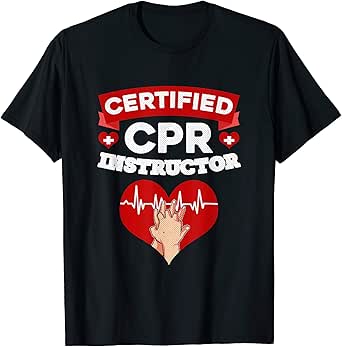Amazon.com: Certified CPR Instructor Shirt | CPR Certified Shirt: Clothing