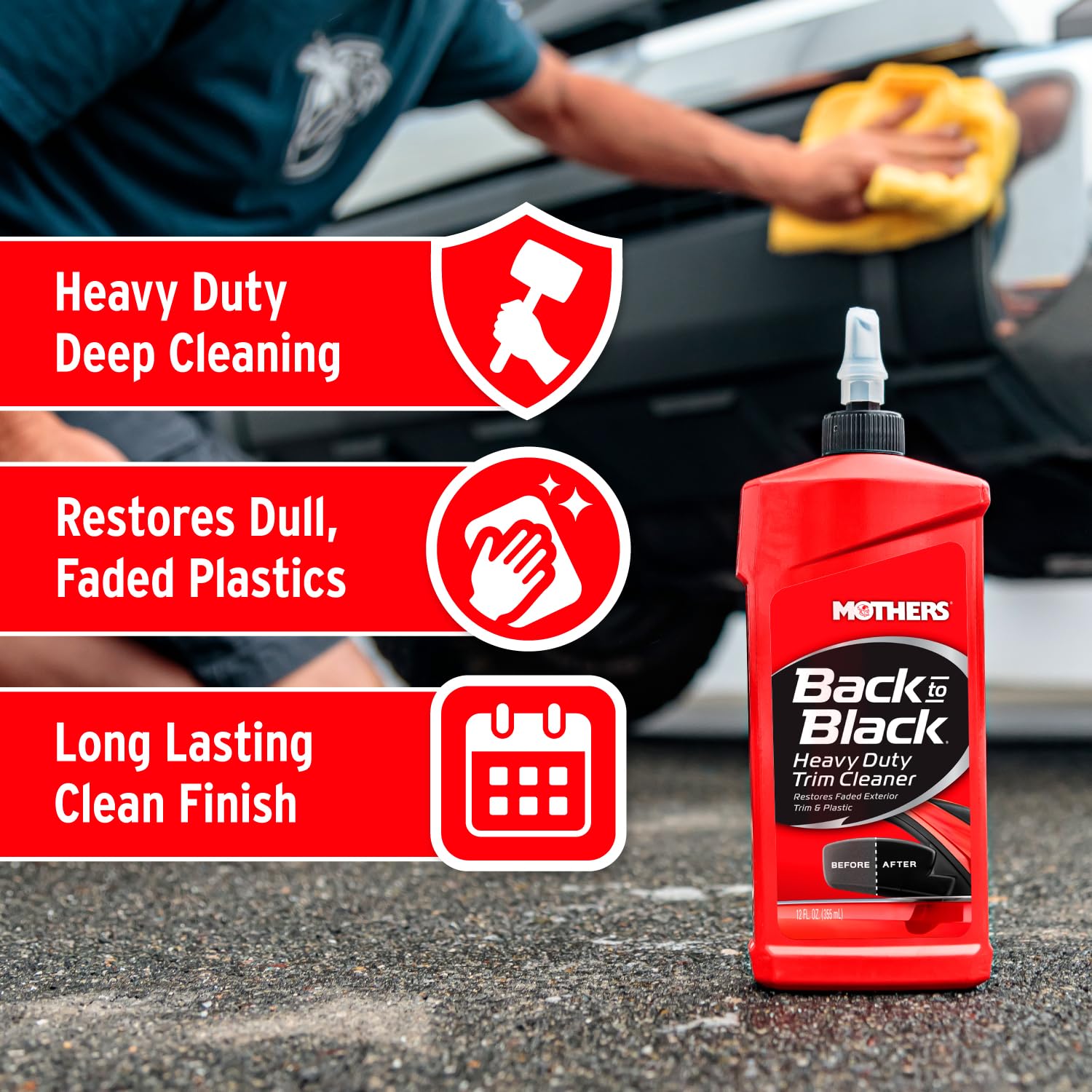 Mua Mothers Back-to-Black Heavy Duty Trim Cleaner Kit, 12 oz. Gel ...