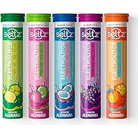 5-pack SELTZ Electrolitos Sabores surtidos, 13 tabletas efervecentes en ...