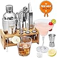 Godmorn Cocktail-Set 14+1 Teile, 550 ml Cocktail-Set mit verbessertem ...