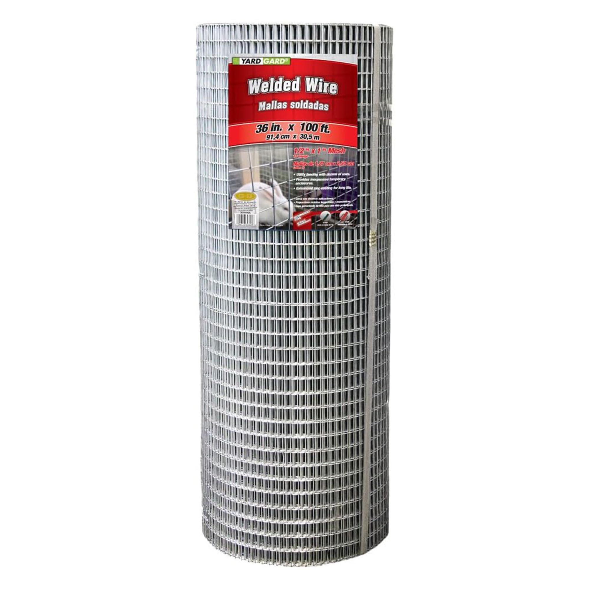YardGard Welded Wire 1/2X1 Inch Mesh 36 Inch X 100 Foot 16 Gauge ...