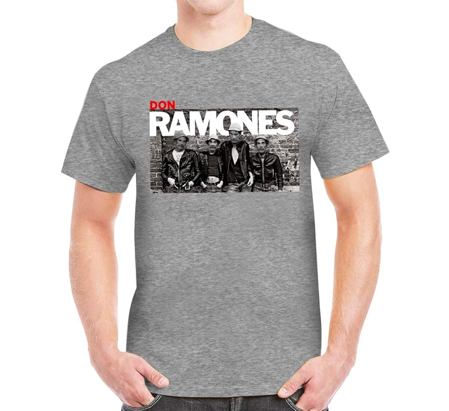 Playera de hombre estampada de Don Ramones Rock Ramones: Amazon.com.mx ...