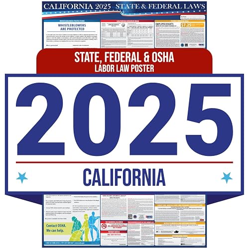 2025 California State and Federal Labor Law Poster - English Version ...