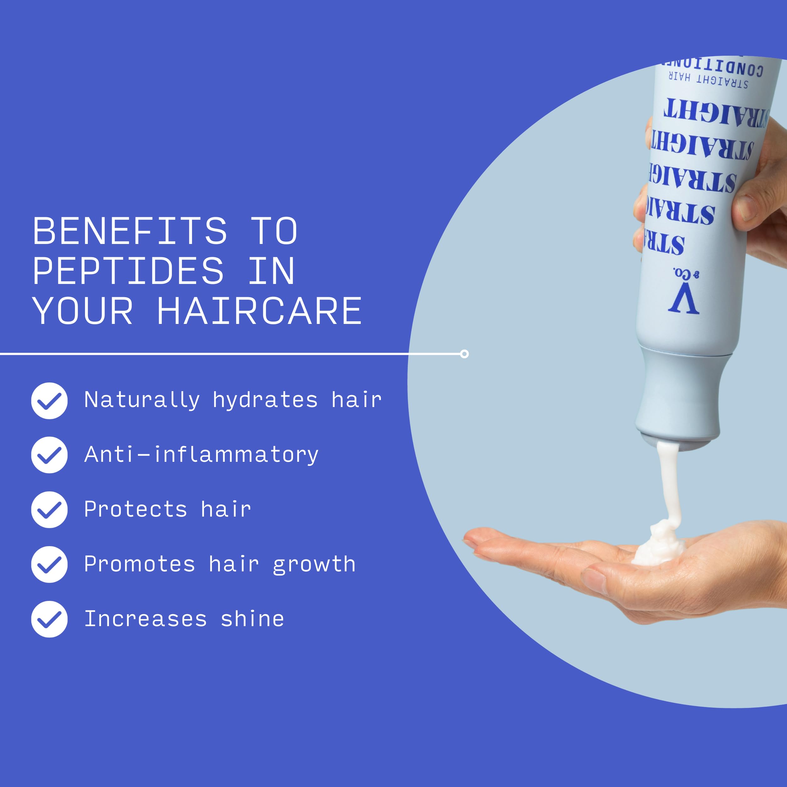 Mua Straight Hair Moisturizing Conditioner with Peptide Technology, 12 ...