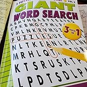 Amazon.com: Large Print Word Search Books for Adults Super Set -- 6 ...