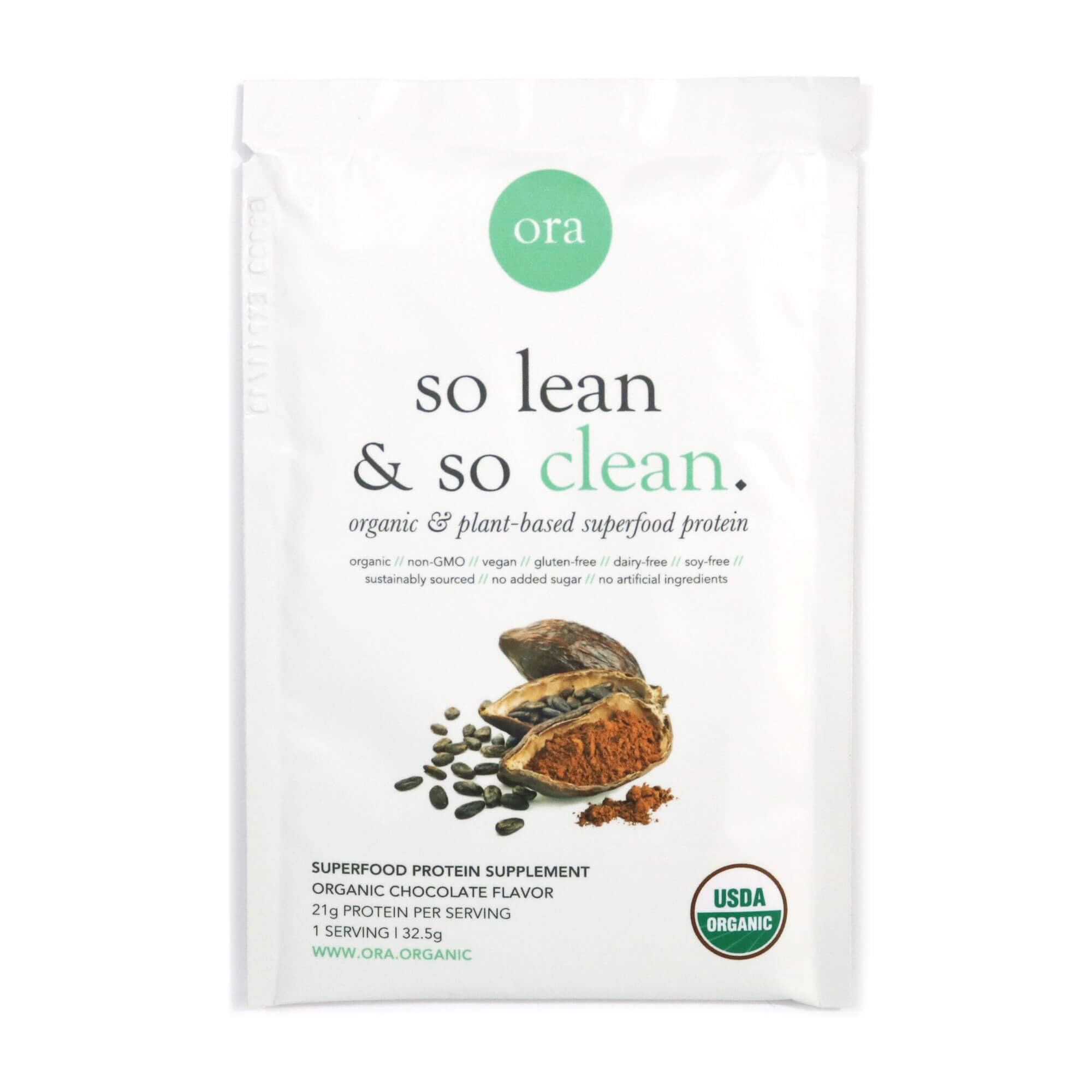 Amazon.com: Ora Organic Plant-Based Protein Powder - So Lean and So ...