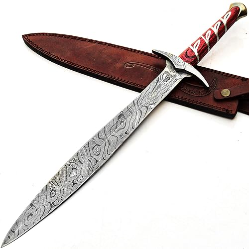 PAL 2000 KNIVES Custom Handmade Sword - Dagger Sword - Damascus Sword ...