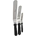 Amazon.com: Ateco Professional Offset Spatula Set, Silver, 1 - Pack ...