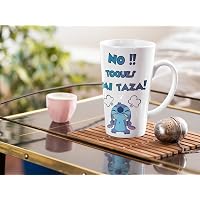 CupArt - Taza meme (Taza Mágica Stitch No Toques Mi Taza | Frase Meme ...