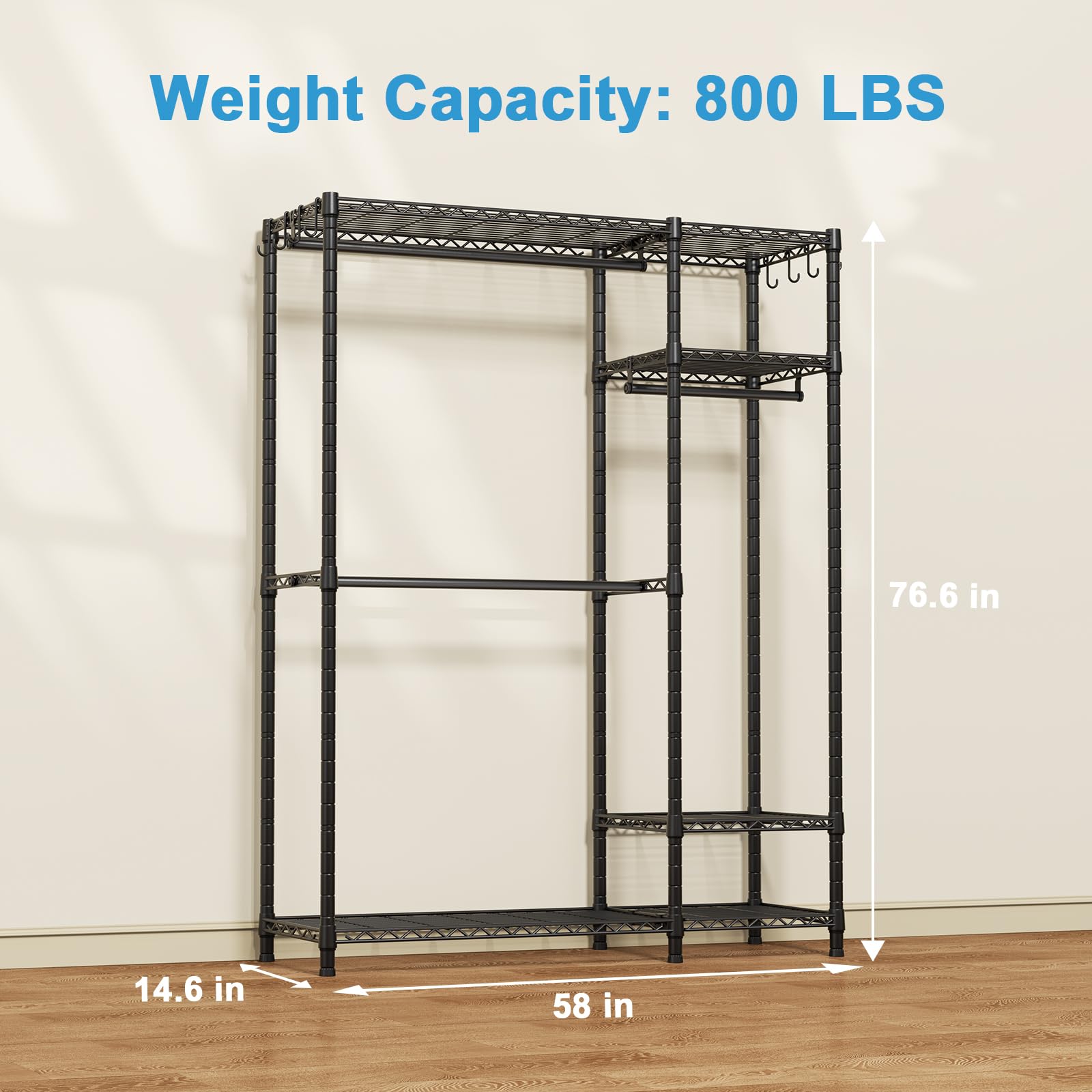 Mua F7 Garment Rack Heavy Duty Clothes Rack, Clothing Racks for Hanging ...