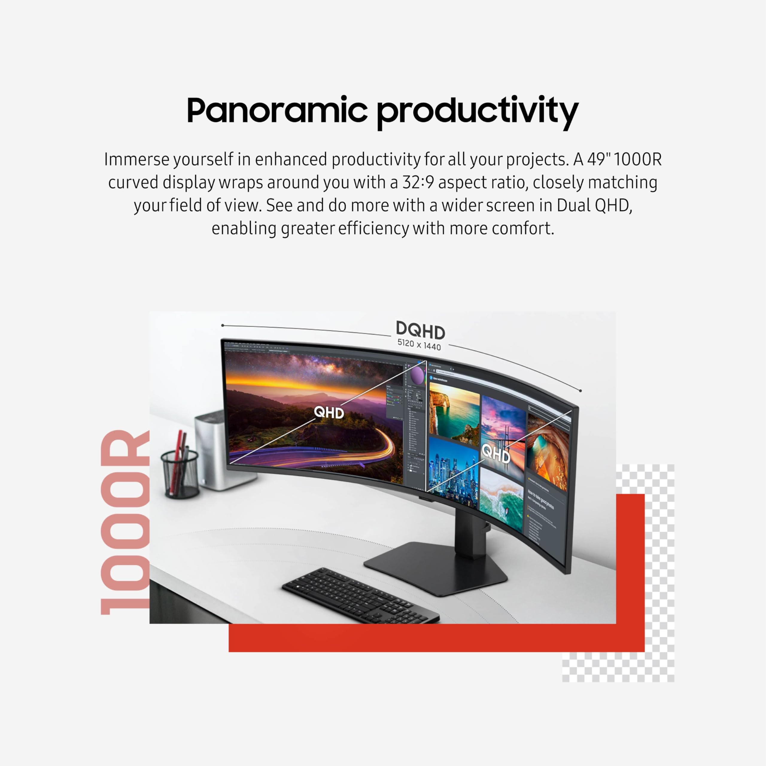 Mua Samsung 49-Inch Business Curved Ultrawide Dual QHD Computer Monitor ...