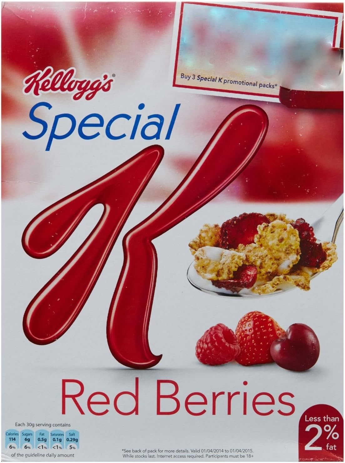 Kellogg's Special K Red Berries Cereal, 320g: Amazon.co.uk: Grocery