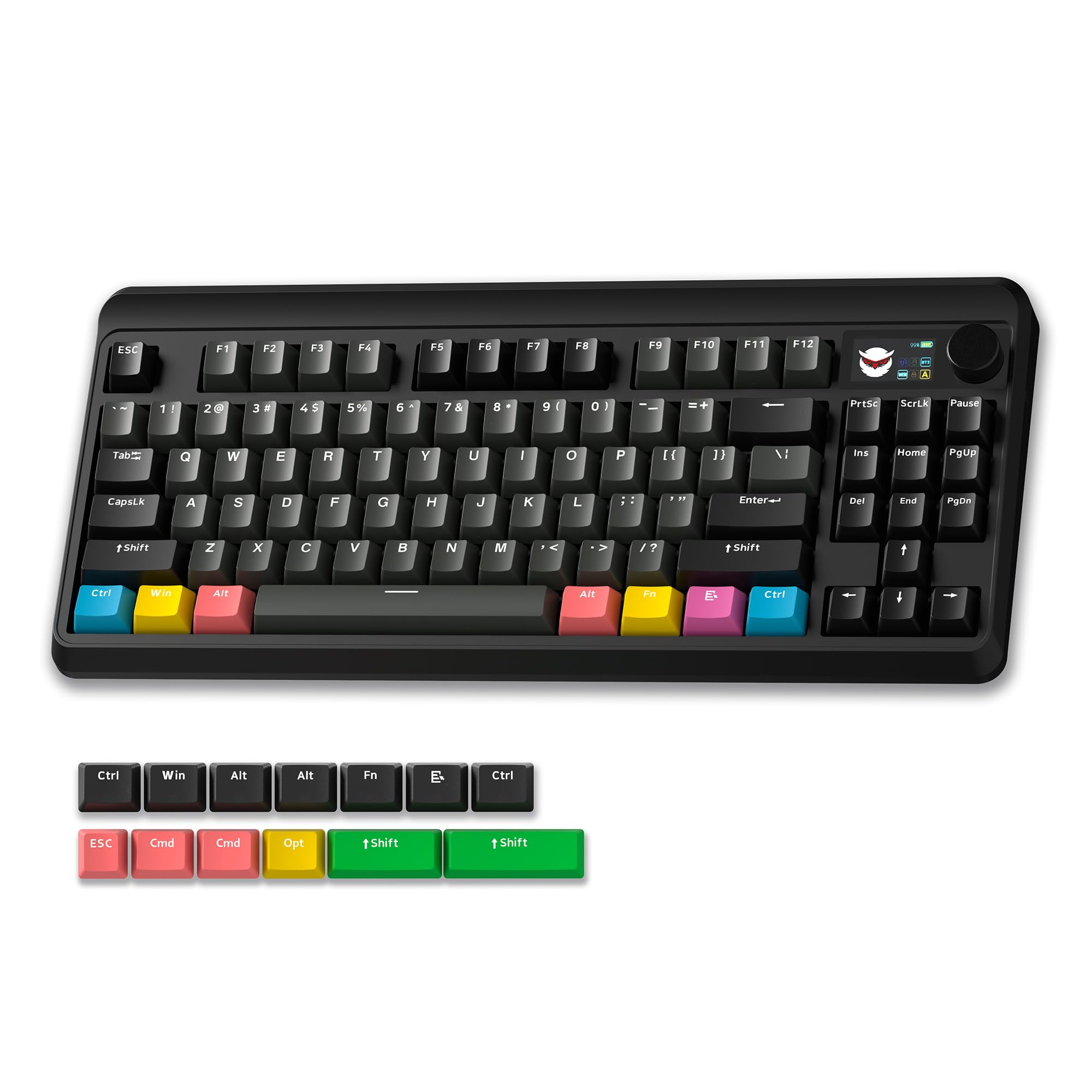 Mua XVX Retro 75% Gaming Keyboard with TFT Smart Display&Knob, M87 Pro ...