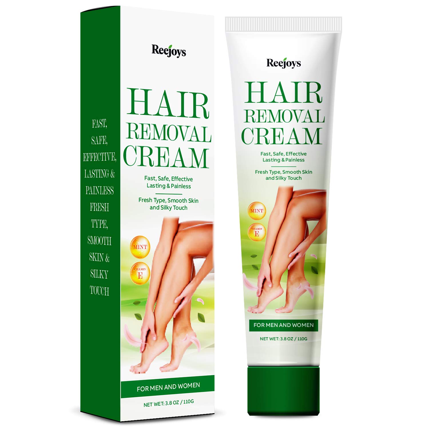 Amazon.com : Hair Removal Cream - Painless Flawless Depilatory Cream ...