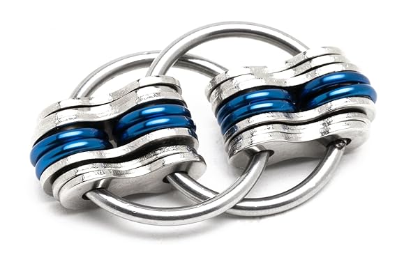 Fidgetland Fidget Toy, Rizzle Stainless Steel Fidget Ring, Perfect ...
