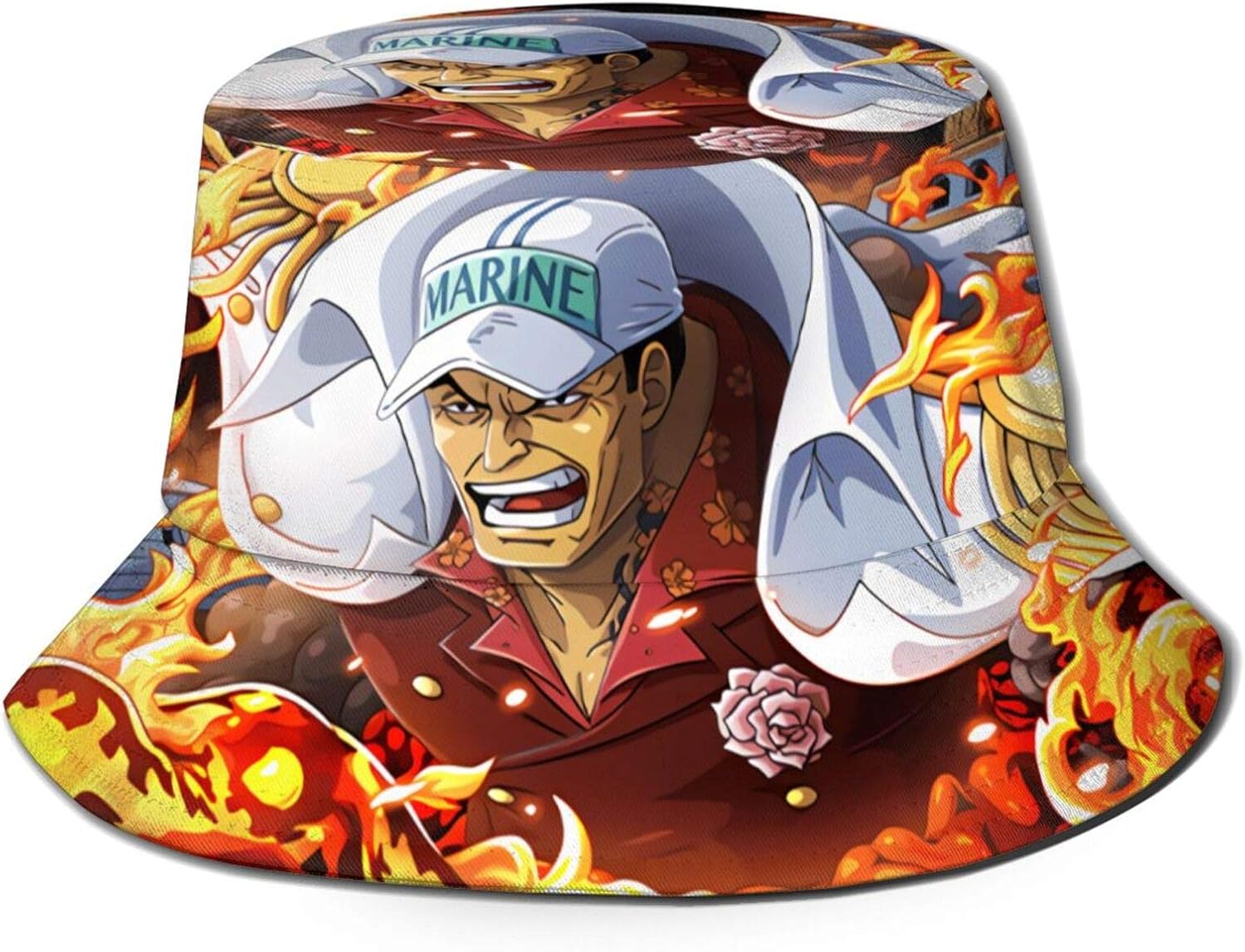 FXNOW Unisex Fishermen'S Cap Sakazuki Aka Admiral Akainu O-N-E-Piece ...