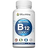Amazon.com: Vitamin B12 - 5000 MCG Supplement with Methylcobalamin ...