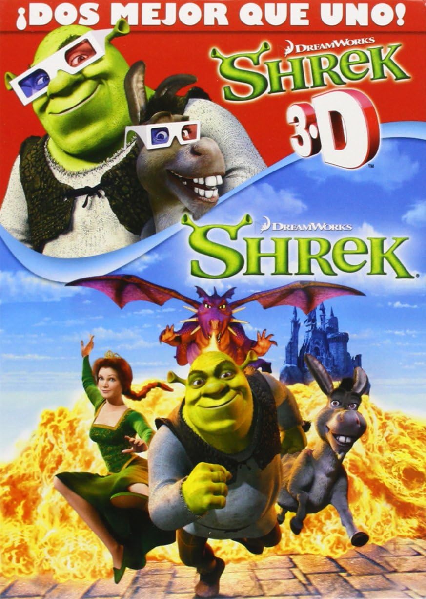 SHREK 1 + SHREK 3D: Amazon.co.uk: DVD & Blu-ray