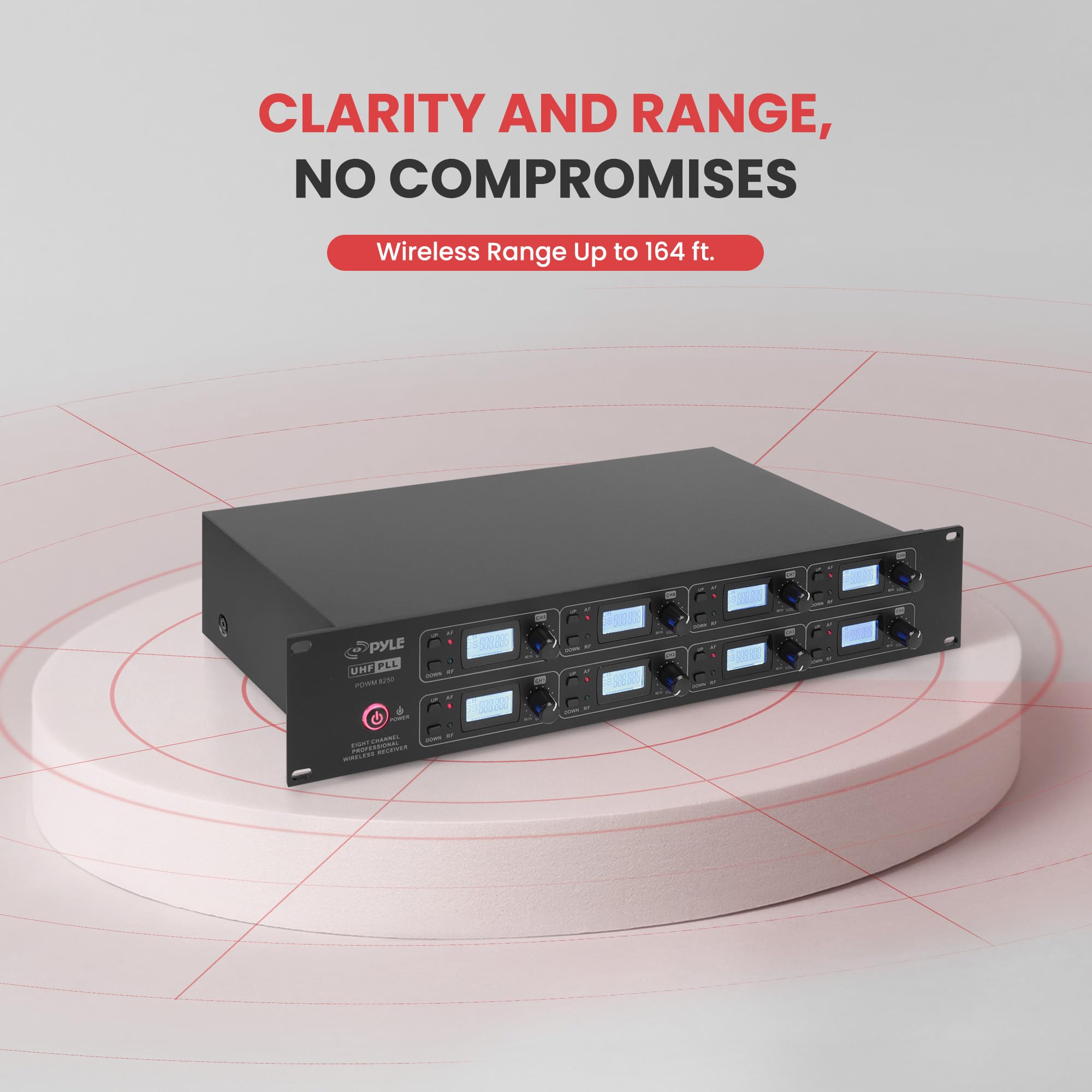 Mua Pyle Professional 8 Channel UHF Wireless Microphone System 8 ...