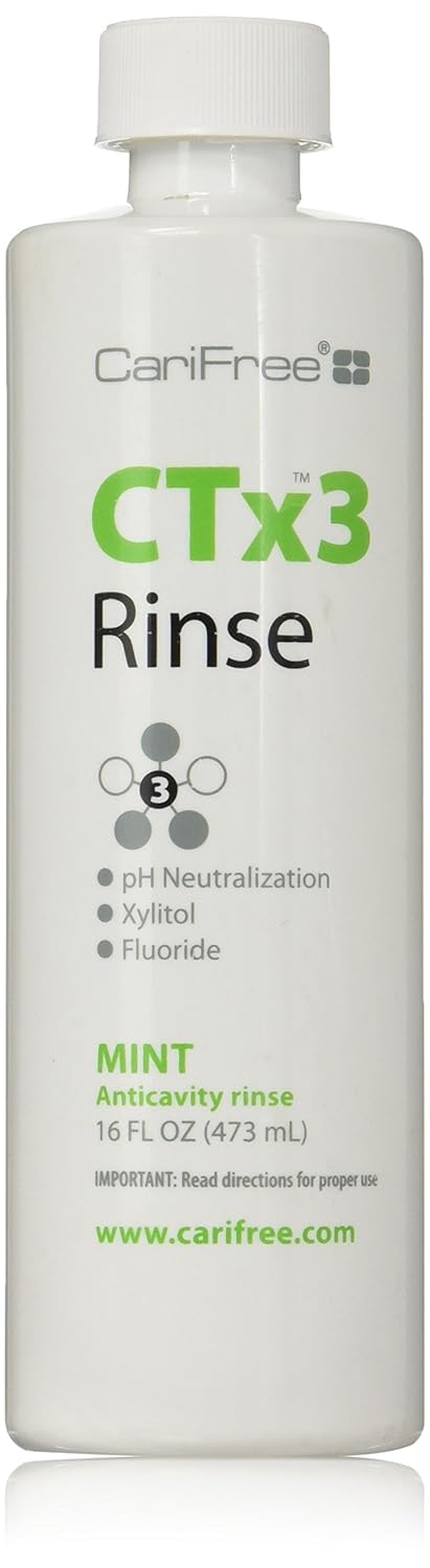 Amazon.com: CariFree CTx3 Rinse (Mint): Fluoride Mouthwash | Dentist ...