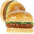 Amazon.com: Sewroro Centerpiece Table Decorations 2pcs Fake Burger ...