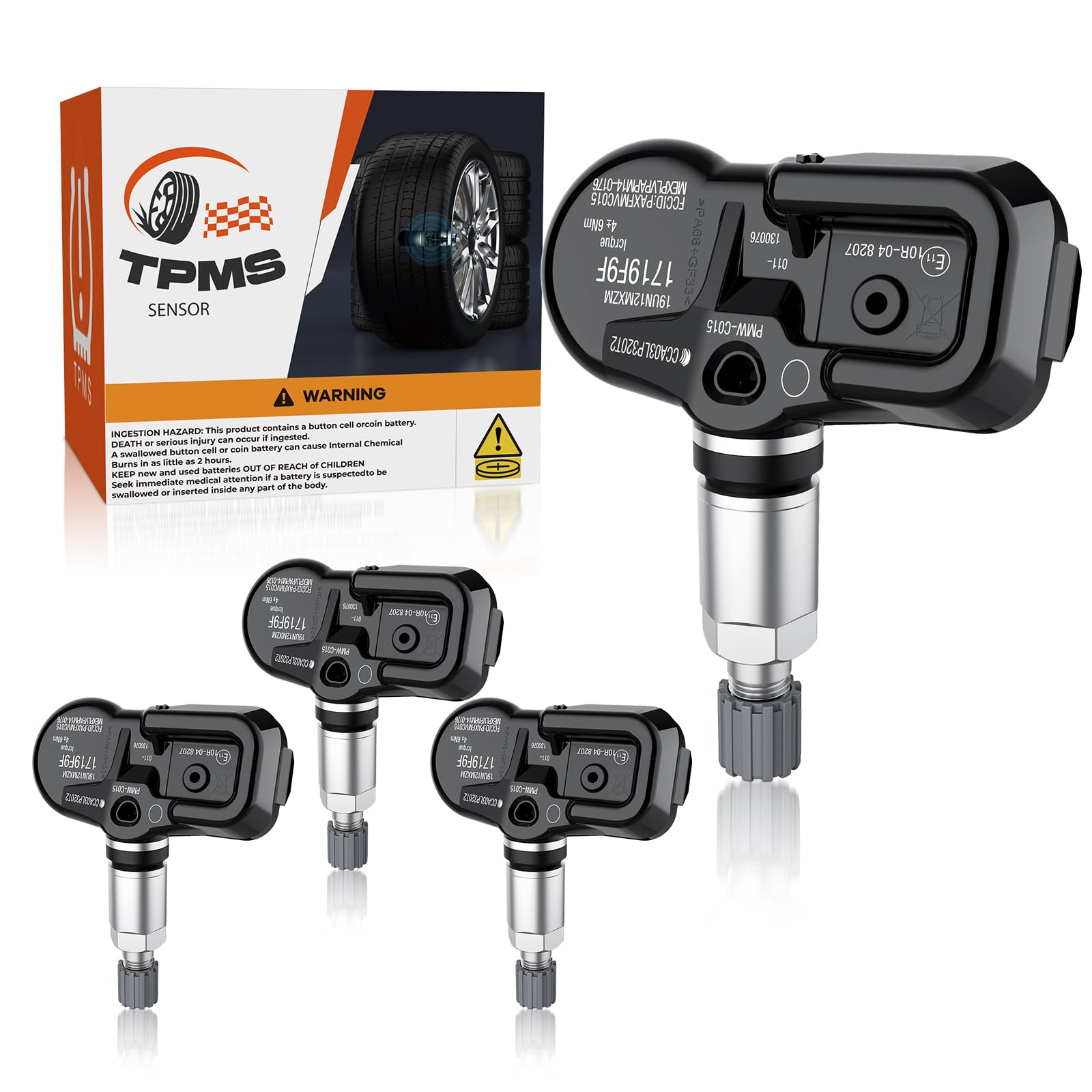 ISINLASSO TPMS Tire Pressure Sensor for Toyota Lexus Scion, 315MHz Pre-Programmed Tire Pressure ...