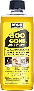 Amazon.com: Goo Gone Original Adhesive Remover - 4 Ounce - Surface Safe ...